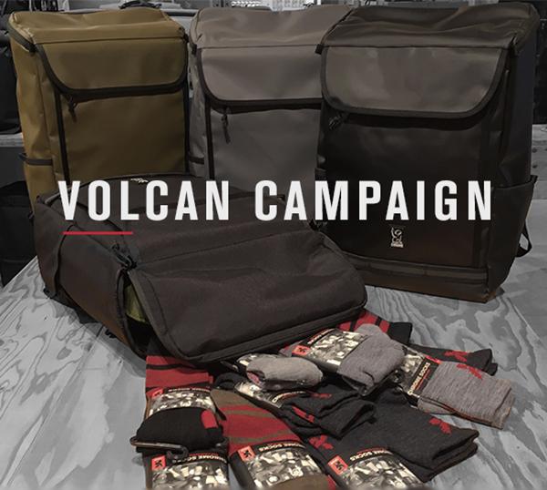 【キャンペーンは終了しました】VOLCAN BACKPACK キャンペーン開催！